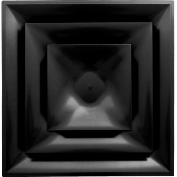 American Louver Company Stratus Black Cone Diffuser with 14" Neck STR-C ...