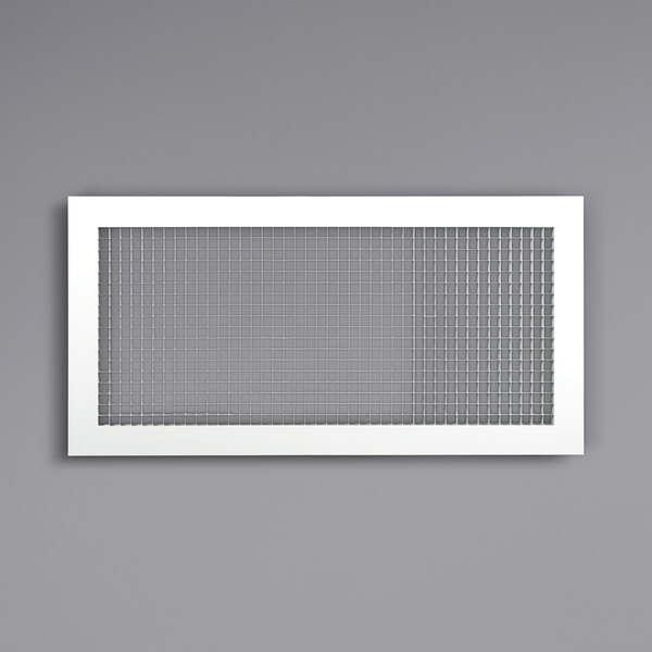 American Louver Company 10" x 22" Eggcrate Return Grille AG-10x22-RTW ...