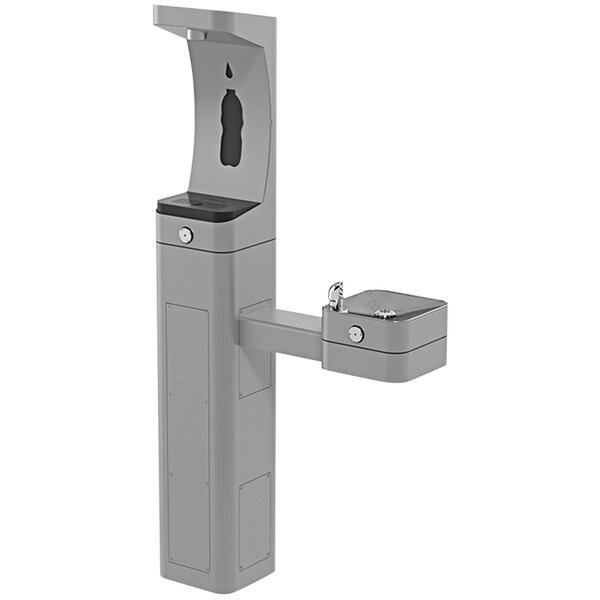 Haws 3611 Stainless Steel Outdoor Bottle Filler and Water Fountain ...