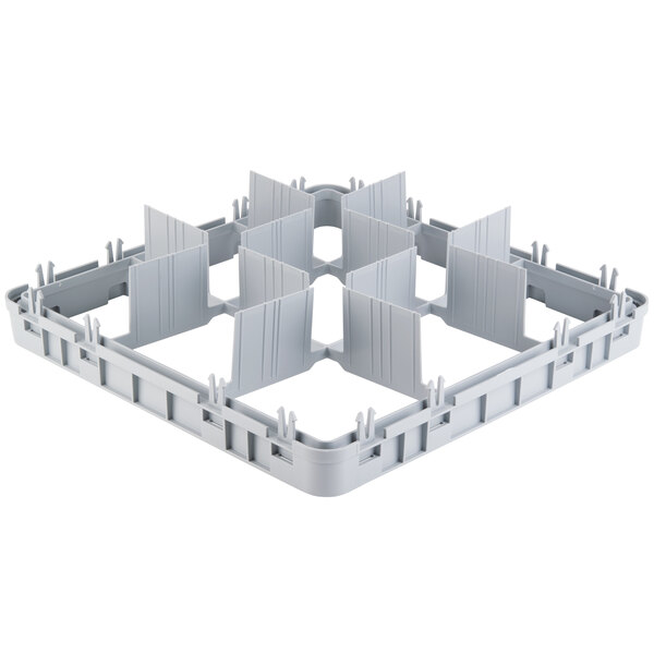 Cambro 9E1151 Soft Gray 9 Compartment Full Size Full Drop Camrack Extender