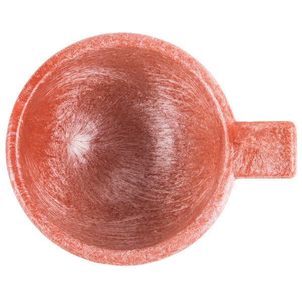 HS Inc. HS1003 4 oz. Paprika Polyethylene Salsa Cup - 24/Case