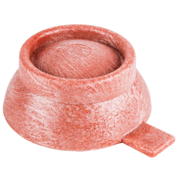 HS Inc. HS1003 4 oz. Paprika Polyethylene Salsa Cup - 24/Case