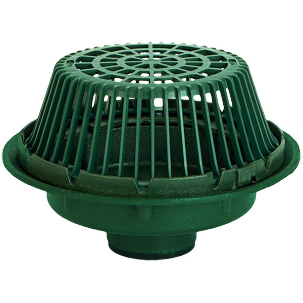 Josam 21502-Z 15 1/4" Cast Iron Roof Drain with Polypropylene Dome ...