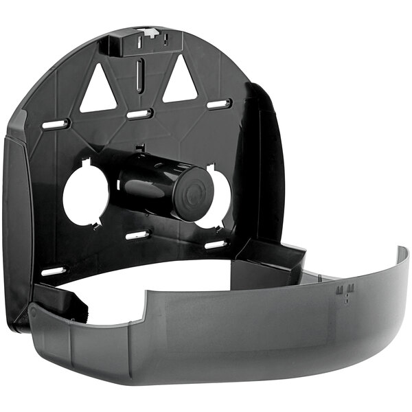 Lavex Janitorial Black 13" Single Roll Jumbo Toilet Tissue Dispenser