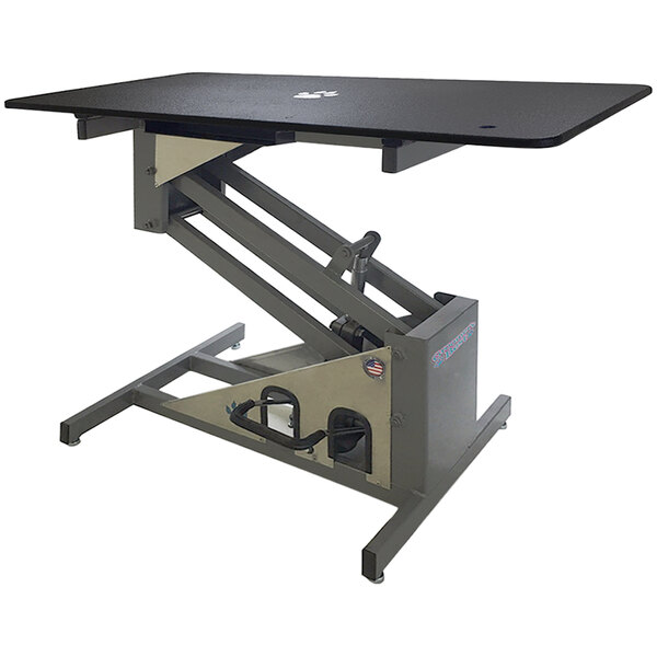 Groomer's Best GB48HYT-B 24" x 48" Hydraulic Black Grooming Table