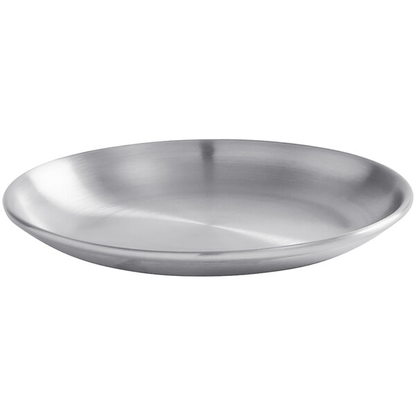 American Metalcraft Coupe 4" Satin Stainless Steel Plate