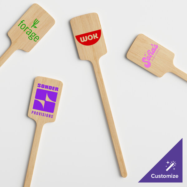 Customizable Rectangle Pick / Food Marker 6 1/4"