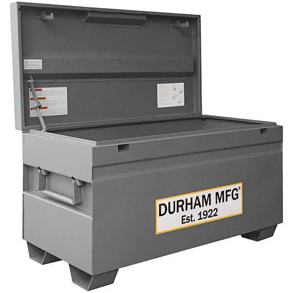 Durham Mfg 32" x 19" x 17 13/16" Lockable Steel Job Site Box JSC-193218 ...