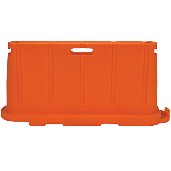 Vestil 76 9/16" x 16" x 36" Orange Polyethylene Stackable Barricade BCD ...