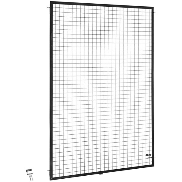 Vestil 8' x 5' Black Steel Panel for Adjustable Perimeter Guard System ...