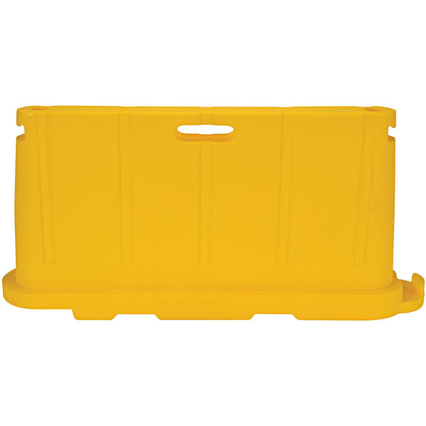 Vestil 76 9/16" x 16" x 36" Yellow Polyethylene Stackable Barricade BCD ...
