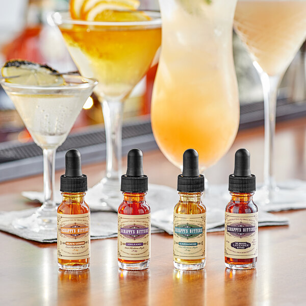 Scrappy's Bitters Classic Assorted Bitters Set 0.5 fl. oz. - 4/Pack