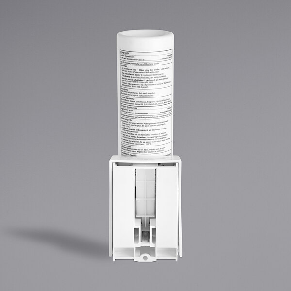 Rubbermaid CrackleClean 2158425 7.1 oz. White Sanitizer Dispenser