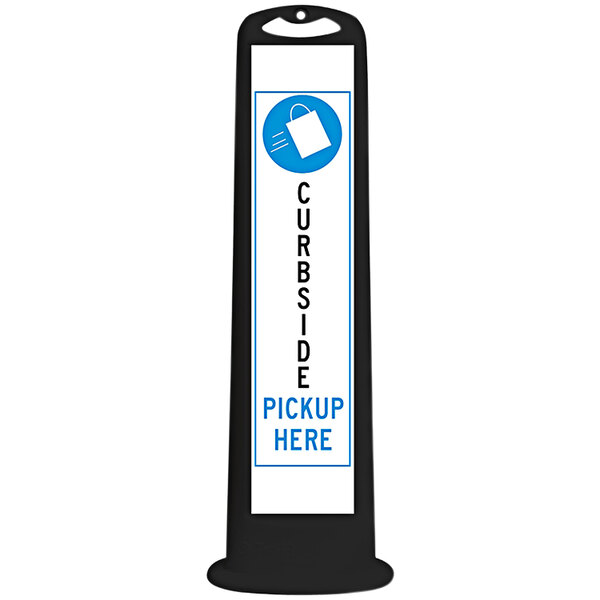 Cortina Trailblazer XL 45" Curbside Pickup Here Vertical Panel with 15 ...