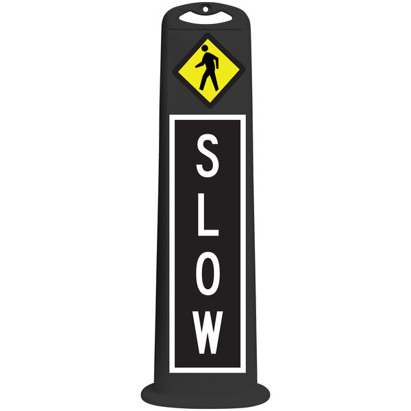 Cortina Trailblazer XL 45" Black "Slow Pedestrian Crossing" Vertical ...