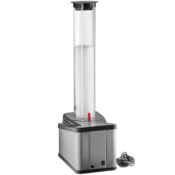 Touchless Lid Dispenser: Plug In for Cold Straw Slot Lids