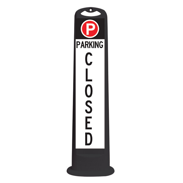 Cortina Trailblazer XL 45" Black "Parking Closed" Vertical Panel with ...
