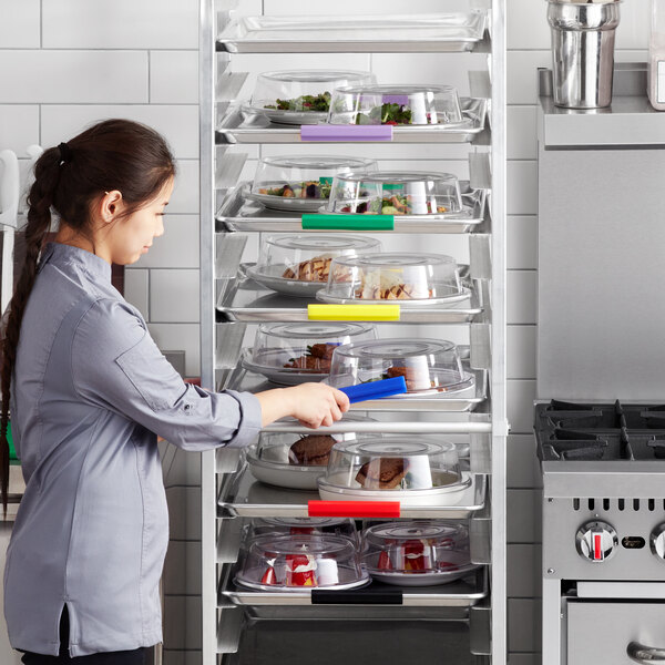 Baker's Lane 6" Yellow Silicone Bun / Sheet Pan Clip Set for Product ...