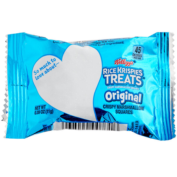 Kellogg's Original Rice Krispies Treats Mini-Square 0.39 oz. - 600/Case