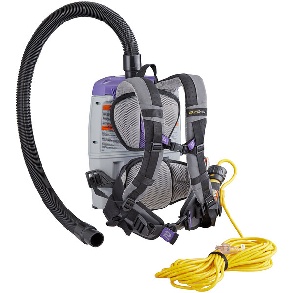 ProTeam 107726 GoFit 3 Qt. Backpack Vacuum with Restaurant Kit and Straight Cuff Hose