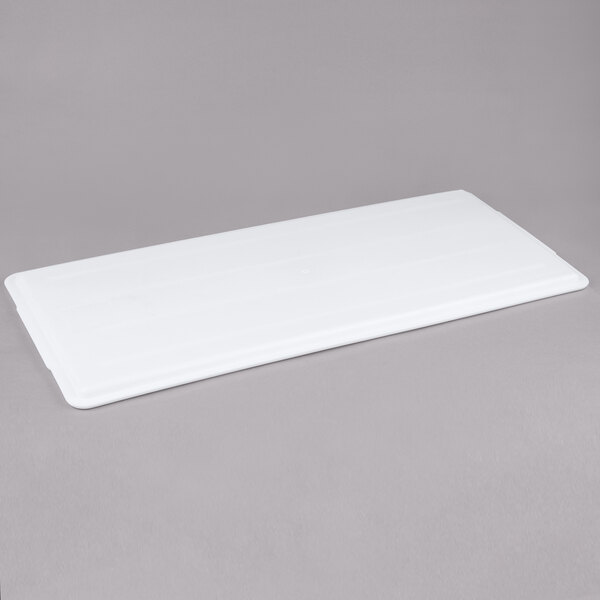 Winholt Sani-Platter 12" x 30" x 3/4" White Polystyrene Display Tray ...