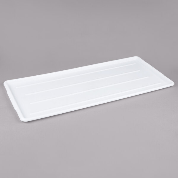 Winholt Sani-Platter 12" x 30" x 3/4" White Polystyrene Display Tray ...