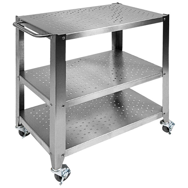 John Boos & Co. Cucina Culinarte 30" x 20" Maple Cart with Removable ...