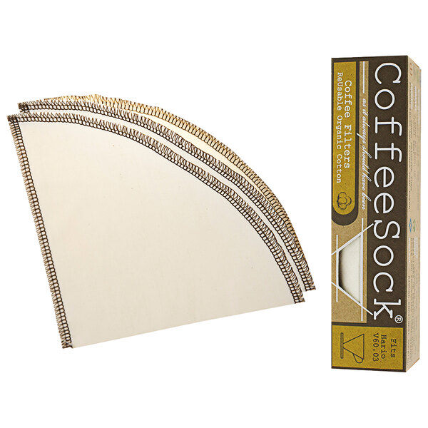 CoffeeSock Hario V60.03 Reusable Coffee Filter V03-01 - 2/Pack