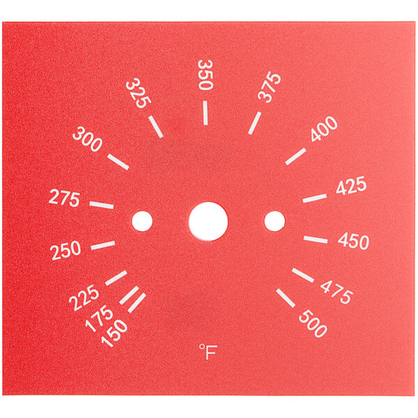 Cooking Performance Group 351124365 Retrofit Temperature Dial Sticker ...