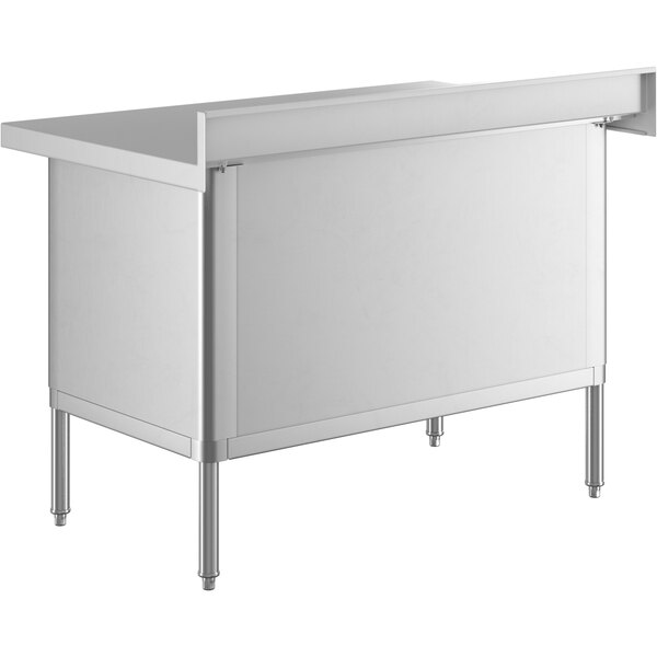 Steelton 30" x 48" 16 Gauge Type 430 Stainless Steel Enclosed Base ...