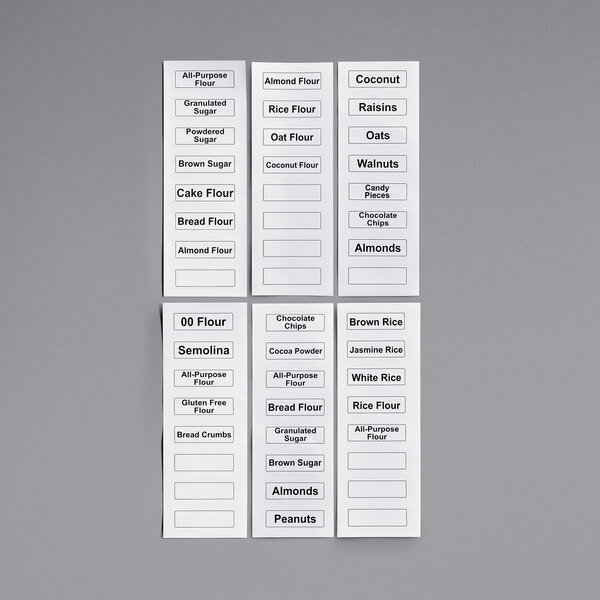 Baker's Lane Set of 4 2.6 Gallon / 40 Cup Ingredient Shelf Bins with 6 ...