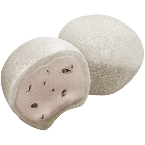 My/Mochi Cookies and Cream Mochi Ice Cream 1.5 oz. 2-Pack - 12/Case