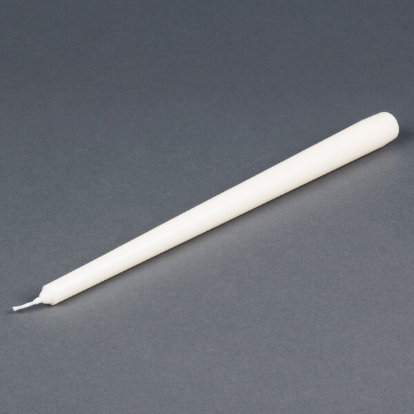 Will & Baumer 12" Ivory Taper Candle - 12/Pack