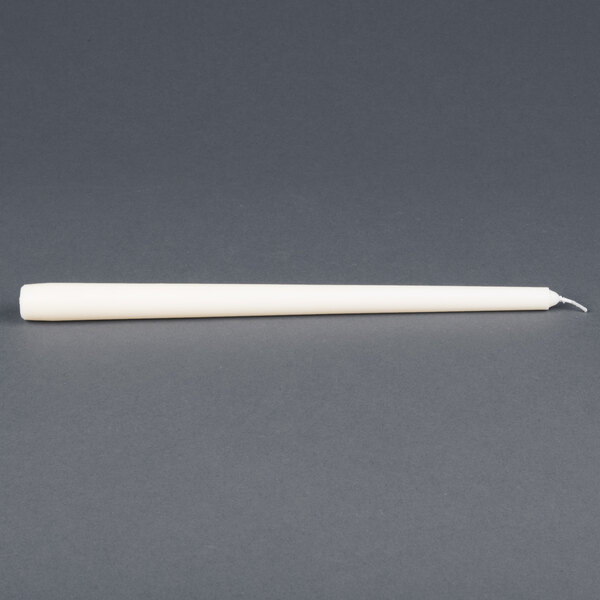 Will & Baumer 12" Ivory Taper Candle - 12/Pack