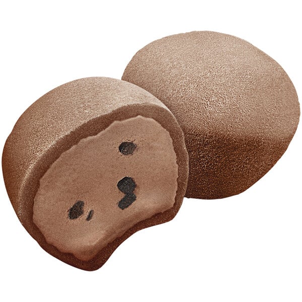 My/Mochi Double Chocolate Mochi Ice Cream 1.5 oz. 6-Pack - 12/Case