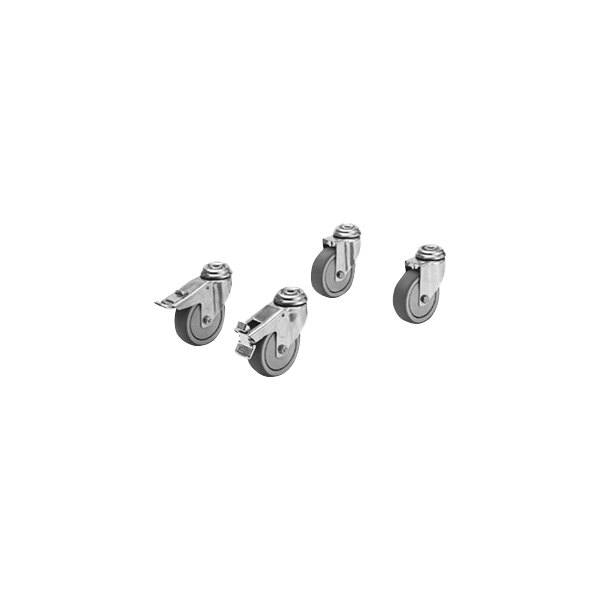 Eloma E000255-SET 5" Swivel Casters with Brakes for Equipment Stands ...