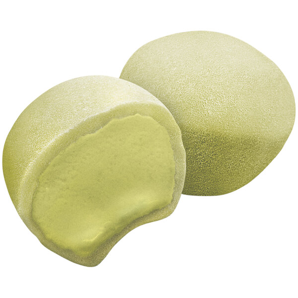 My/Mochi Green Tea Mochi Ice Cream 1.5 oz. 6-Pack - 12/Case