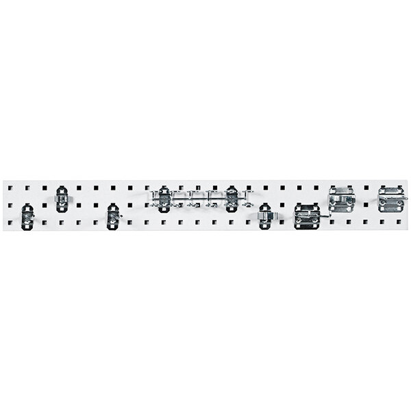 Triton Products LocBoard 4 1/2" x 36" White Steel Tool Pegboard Kit ...