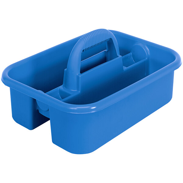 Quantum 13 3/8 x 18 1/4" x 9 1/8" Blue Polypropylene Tool Caddy TC-500BL