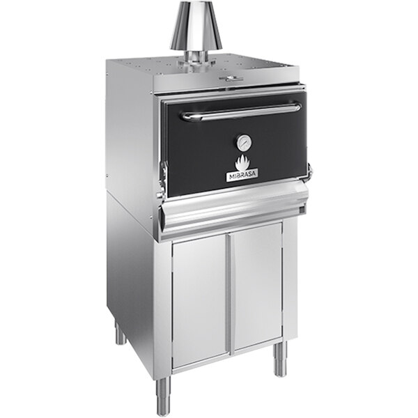 Mibrasa HMB AB 160 Worktop Charcoal Oven with Cabinet Base - 37 5/8" x ...