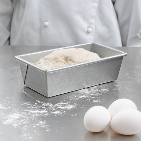 Chicago Metallic 41065 3/4 lb. Glazed Aluminized Steel Bread Loaf Pan ...