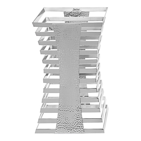 Spring USA Xcessories 8 1/2" x 8 1/2" x 13 3/4" Square Stainless Steel ...