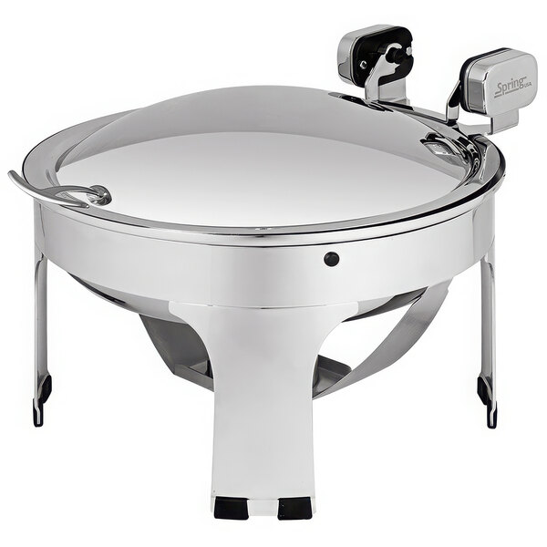 Spring USA Seasons 4 Qt. Round Stainless Steel Induction Chafer with ...