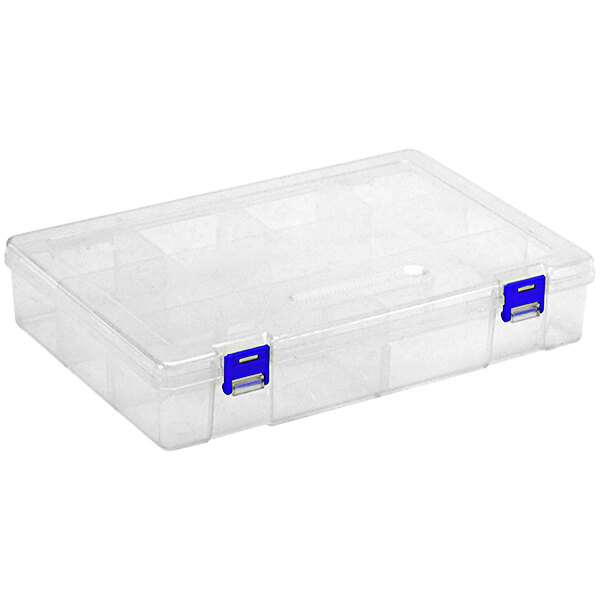 Quantum 7 3/4" x 11 3/4" x 2 3/16" Compartment Storage Box with ...