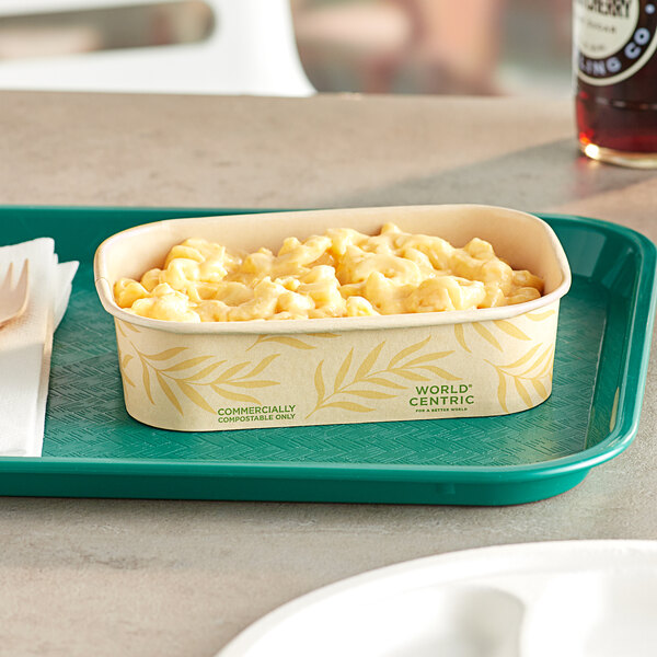 World Centric NoTree Bio-Lined Compostable Rectangular Container 16 oz ...