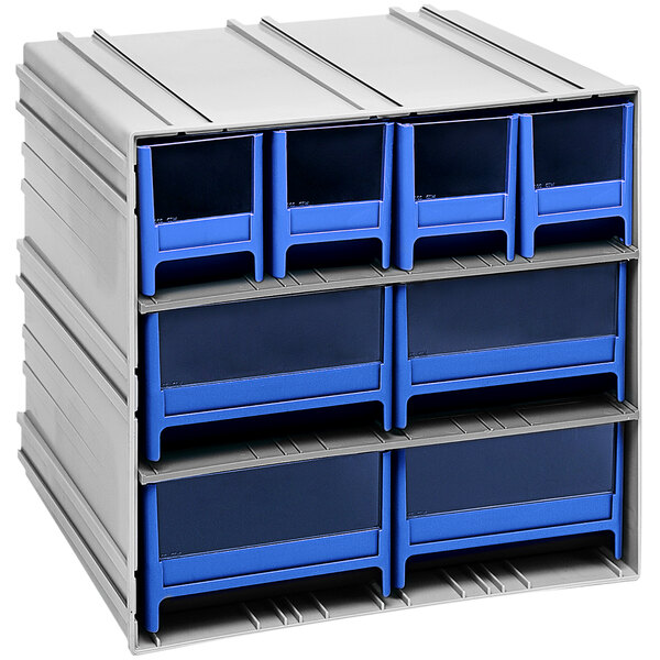 Quantum 11 3/8" x 11 3/4" x 11" Interlocking Storage Cabinets with 4 ...