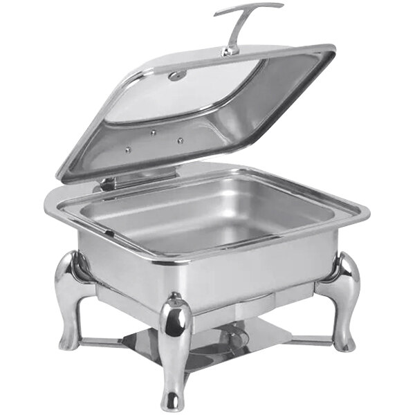 Spring USA Reflection 173-6/12 Half Size Square Chafer Stand with Fuel ...