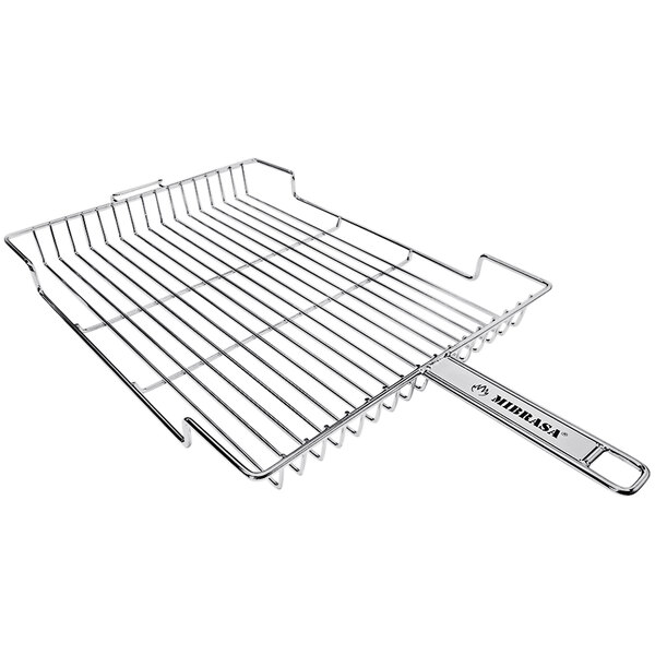 Mibrasa 15 11/16" x 11 13/16" x 1 5/8" Stainless Steel Wire Grid Turbot ...