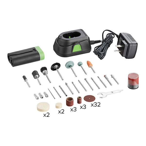 Genesis 8V Lithium-ion Variable Speed Rotary Tool with Battery ...