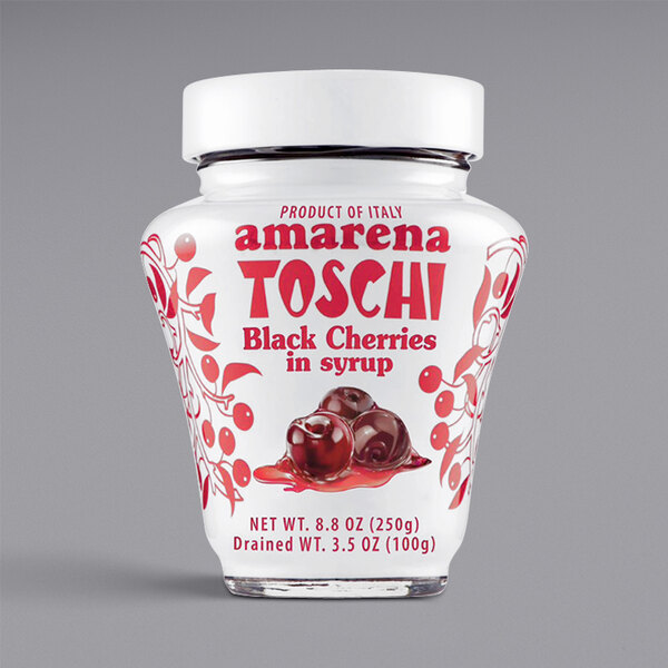 Toschi Amarena Cherries in Syrup 8.8 oz.
